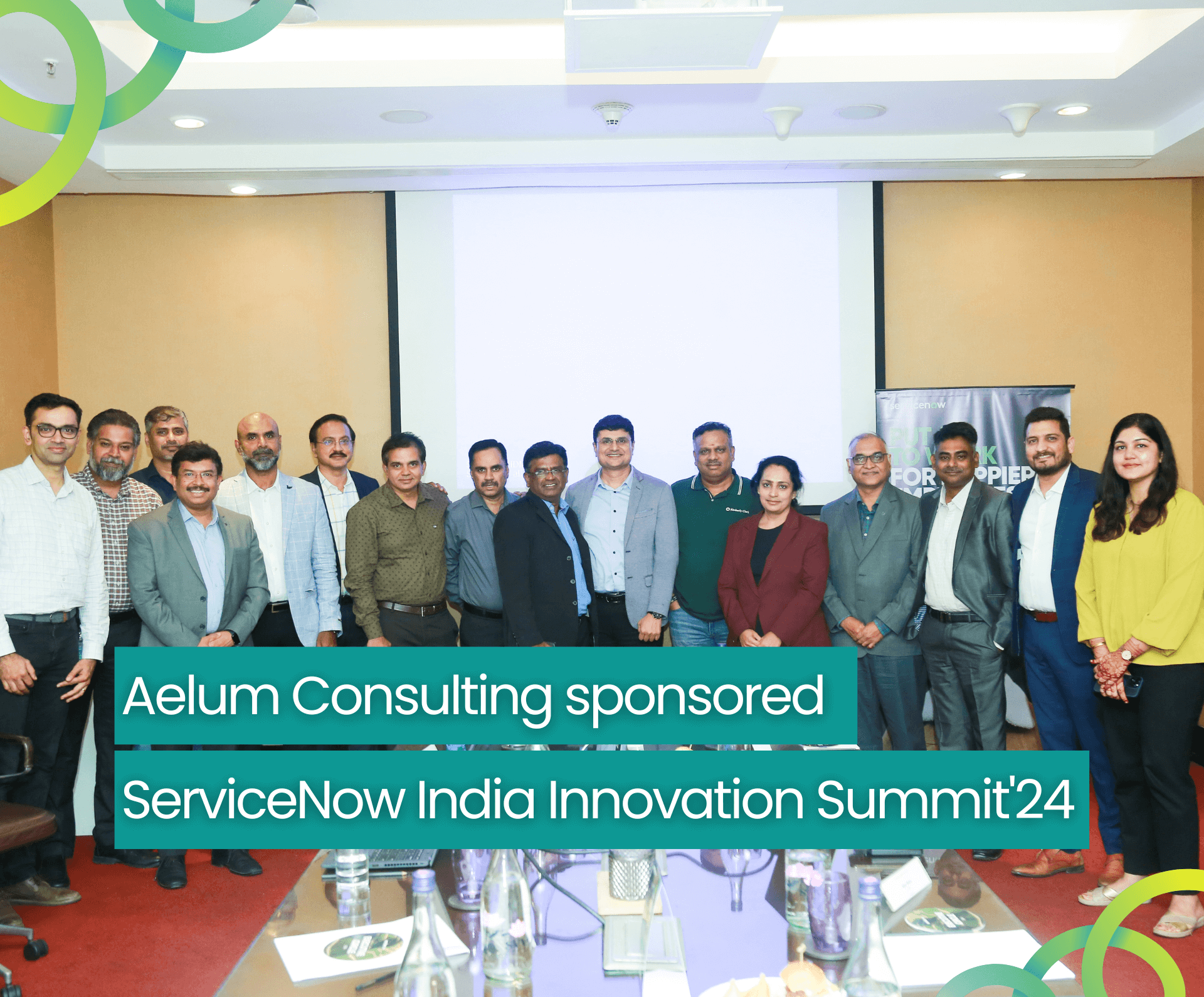 Aelum Sponsored India Innovation Summit'24 with ServiceNow